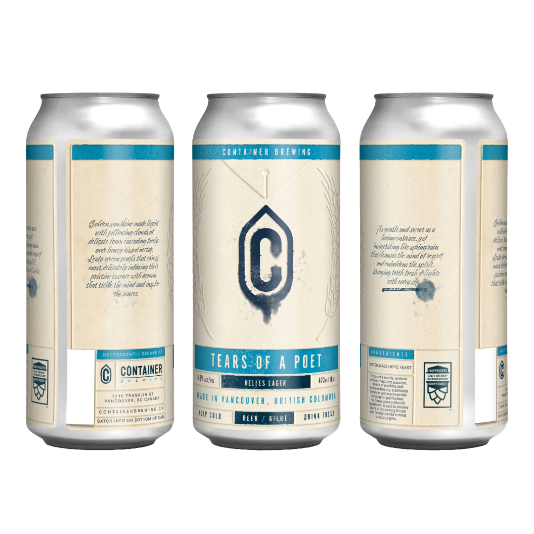 CONTAINER BREWING TEARS OF A POET 1892ML – STB Direct