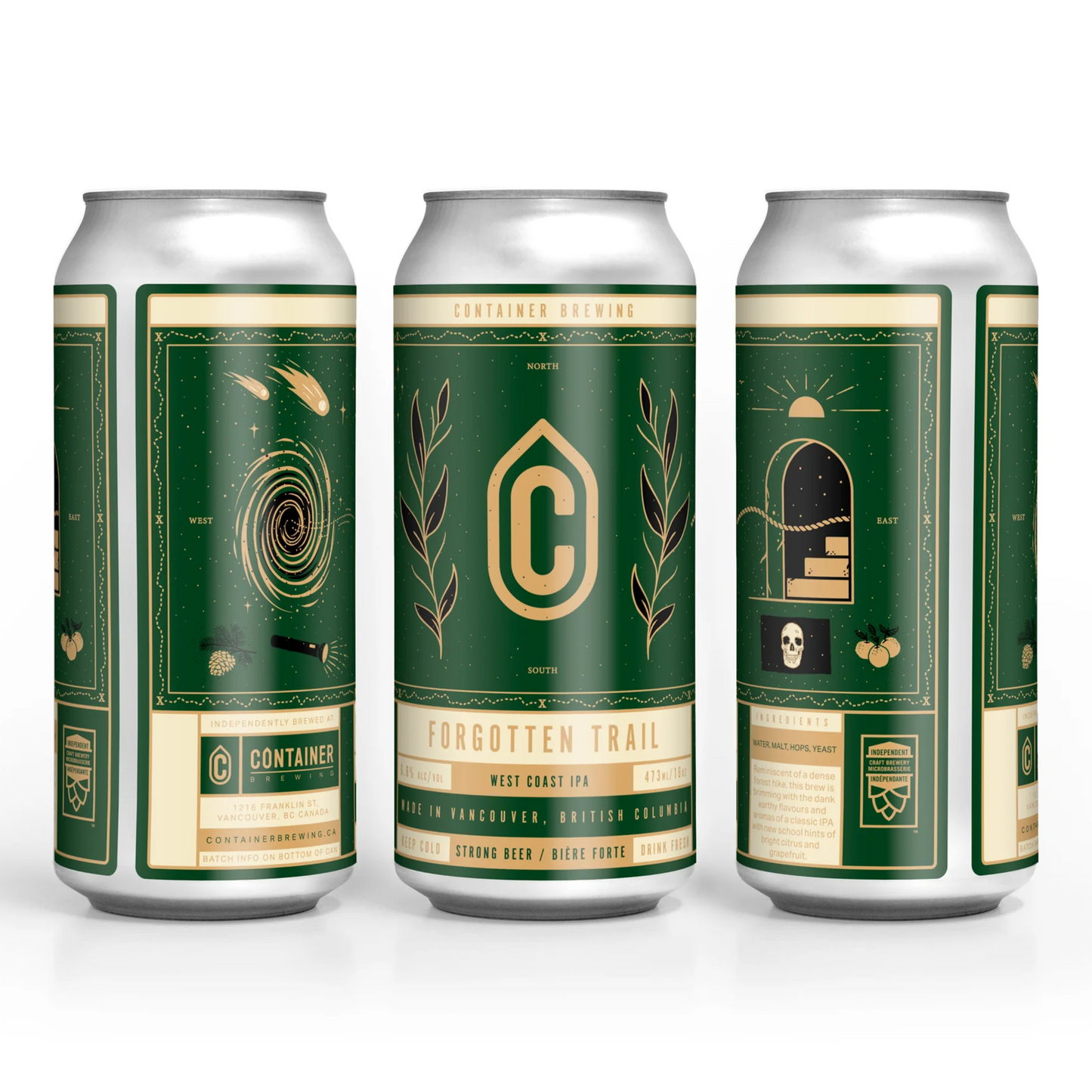 CONTAINER BREWING FORGOTTEN TRAIL WEST COAST IPA 1892ML – STB Direct